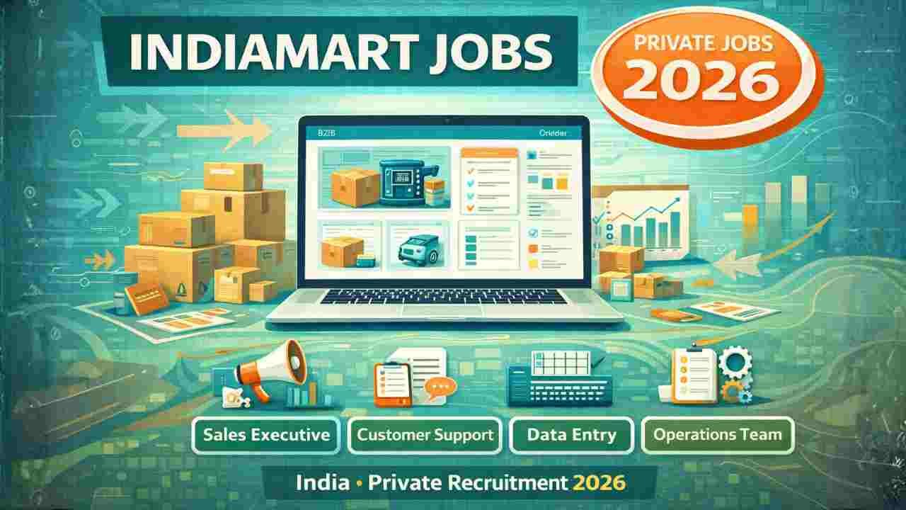 IndiaMART Jobs 2026 – Sales Executive, Telecaller, Operations, Data ...